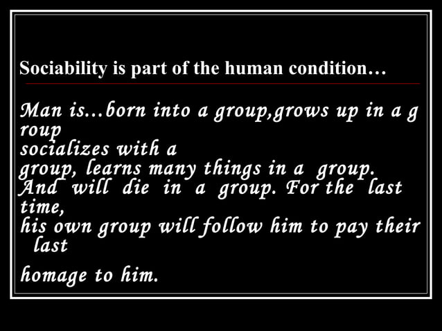 The Human Group | PPT