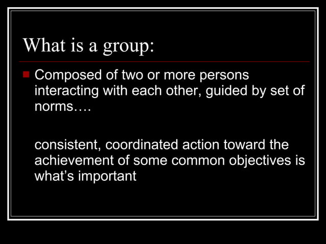 The Human Group | PPT