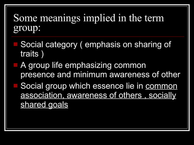 The Human Group | PPT