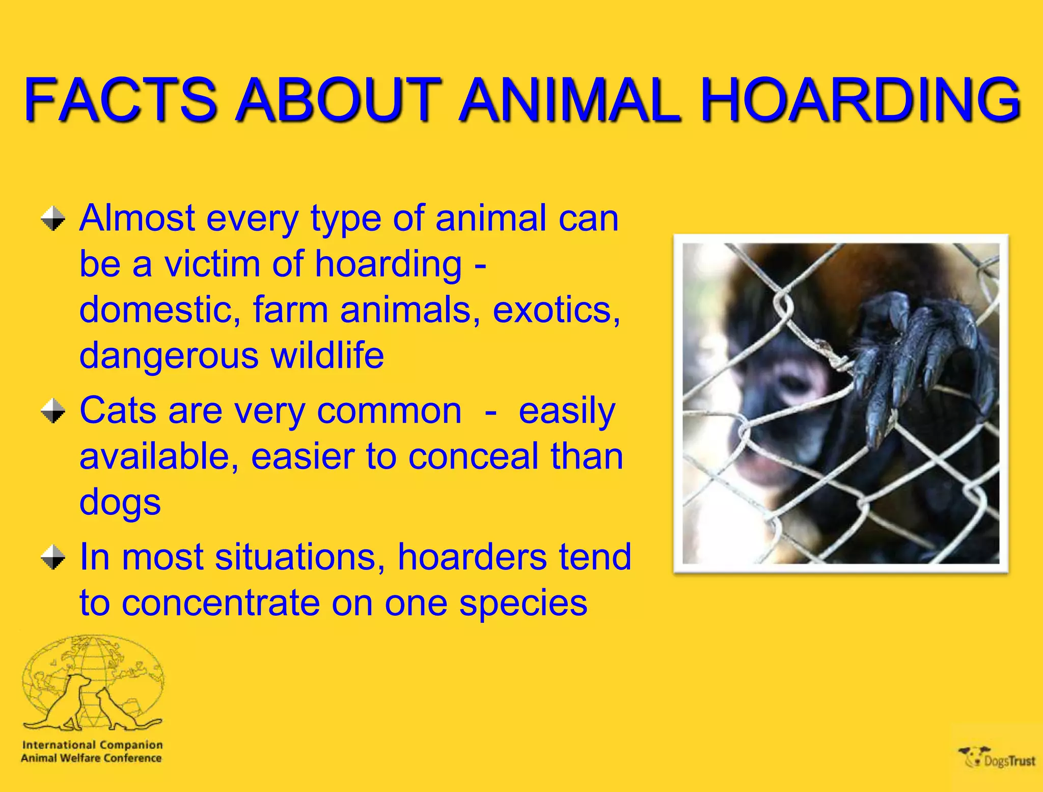 ICAWC 2013 - The Human Issues Behind Animal Hoarding - Vicky Halls | PDF