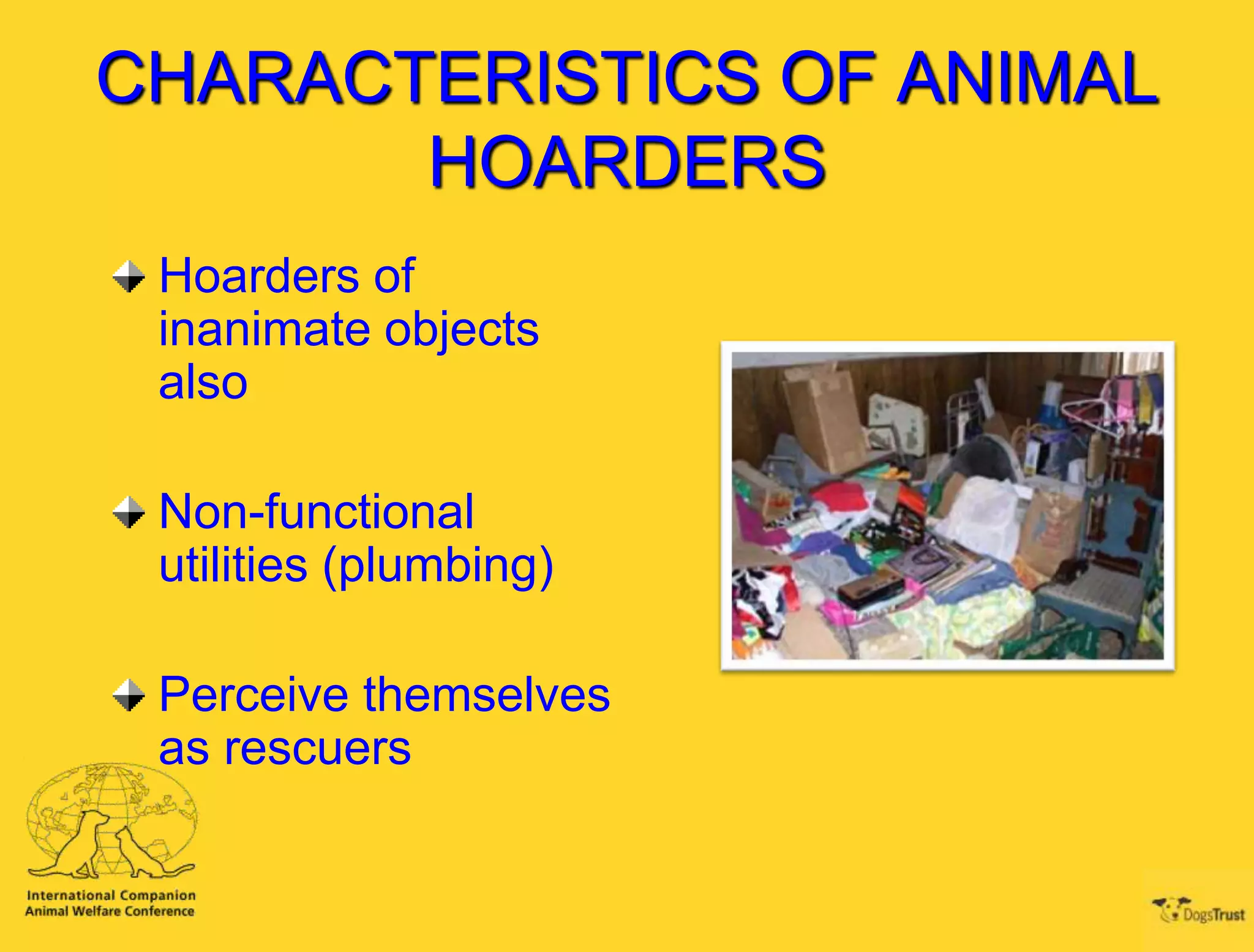 ICAWC 2013 - The Human Issues Behind Animal Hoarding - Vicky Halls | PDF