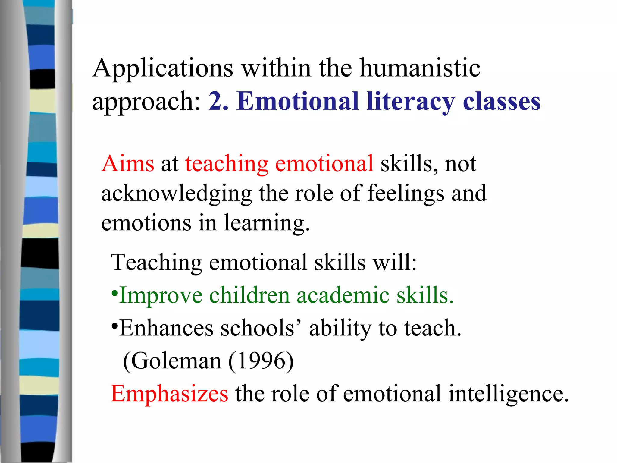 The humanistic approach | PPT