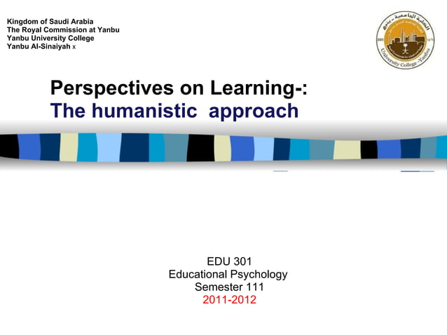 The humanistic approach | PPT | Educational Assessment | Education