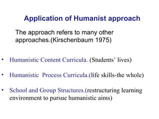 The humanistic approach | PPT