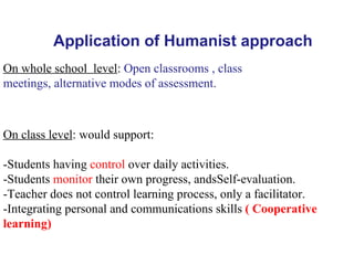 The humanistic approach | PPT