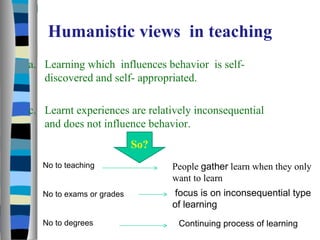 The humanistic approach | PPT
