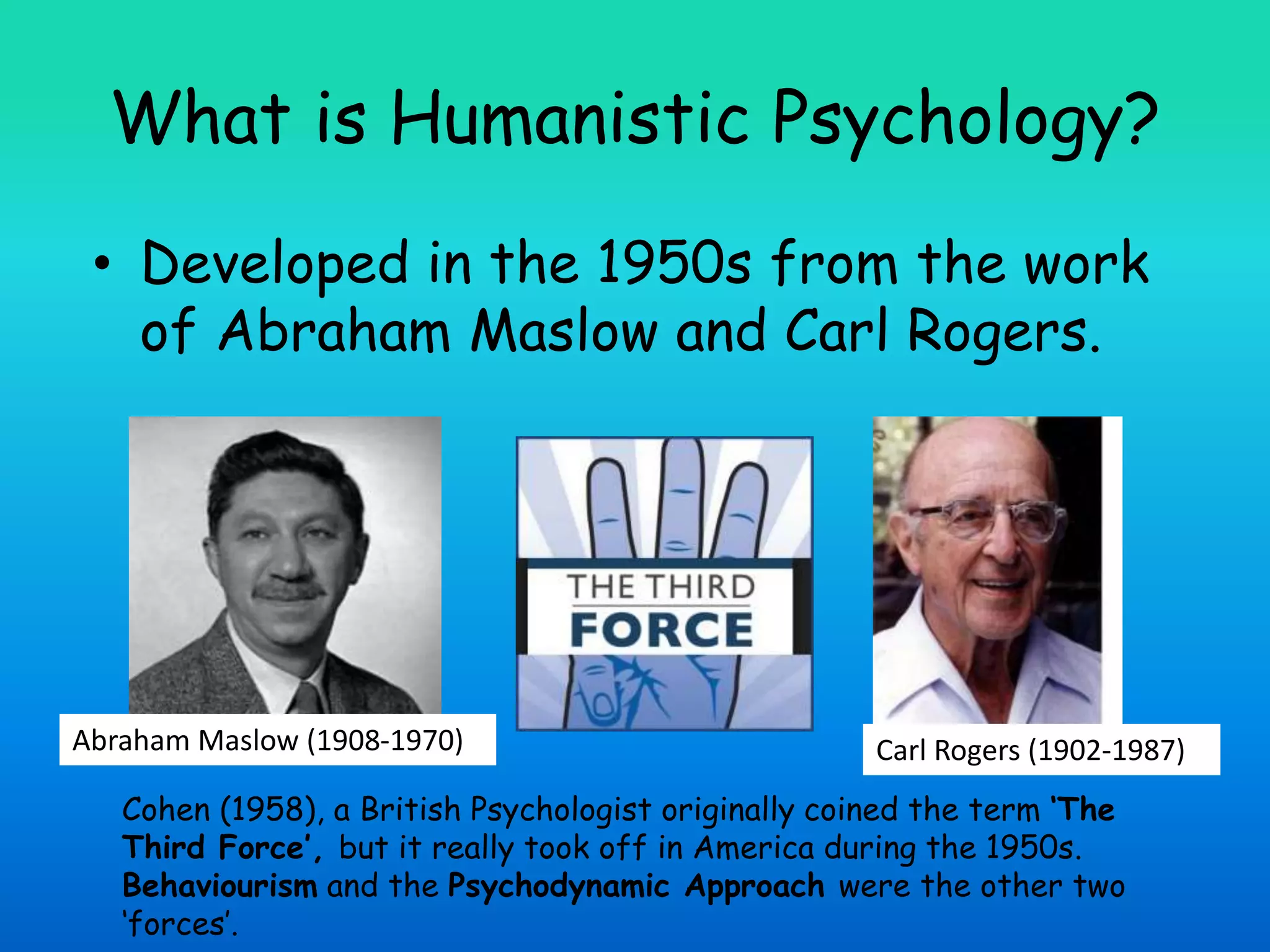 The Humanistic Approach | PPTX