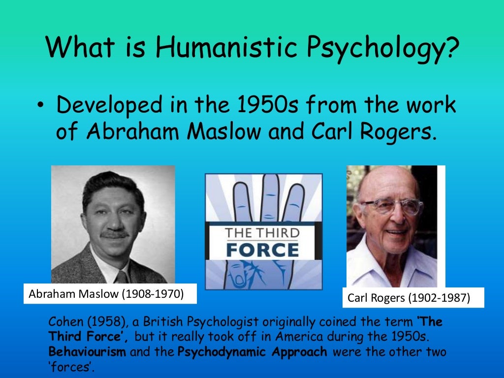 The Humanistic Approach the-humanistic-approach