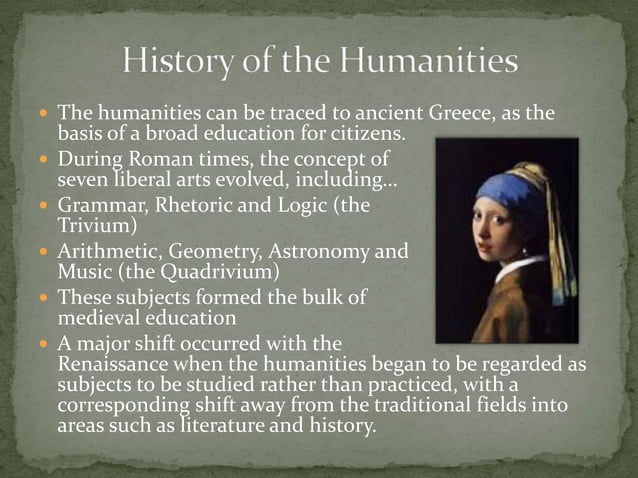 The humanities | PPT