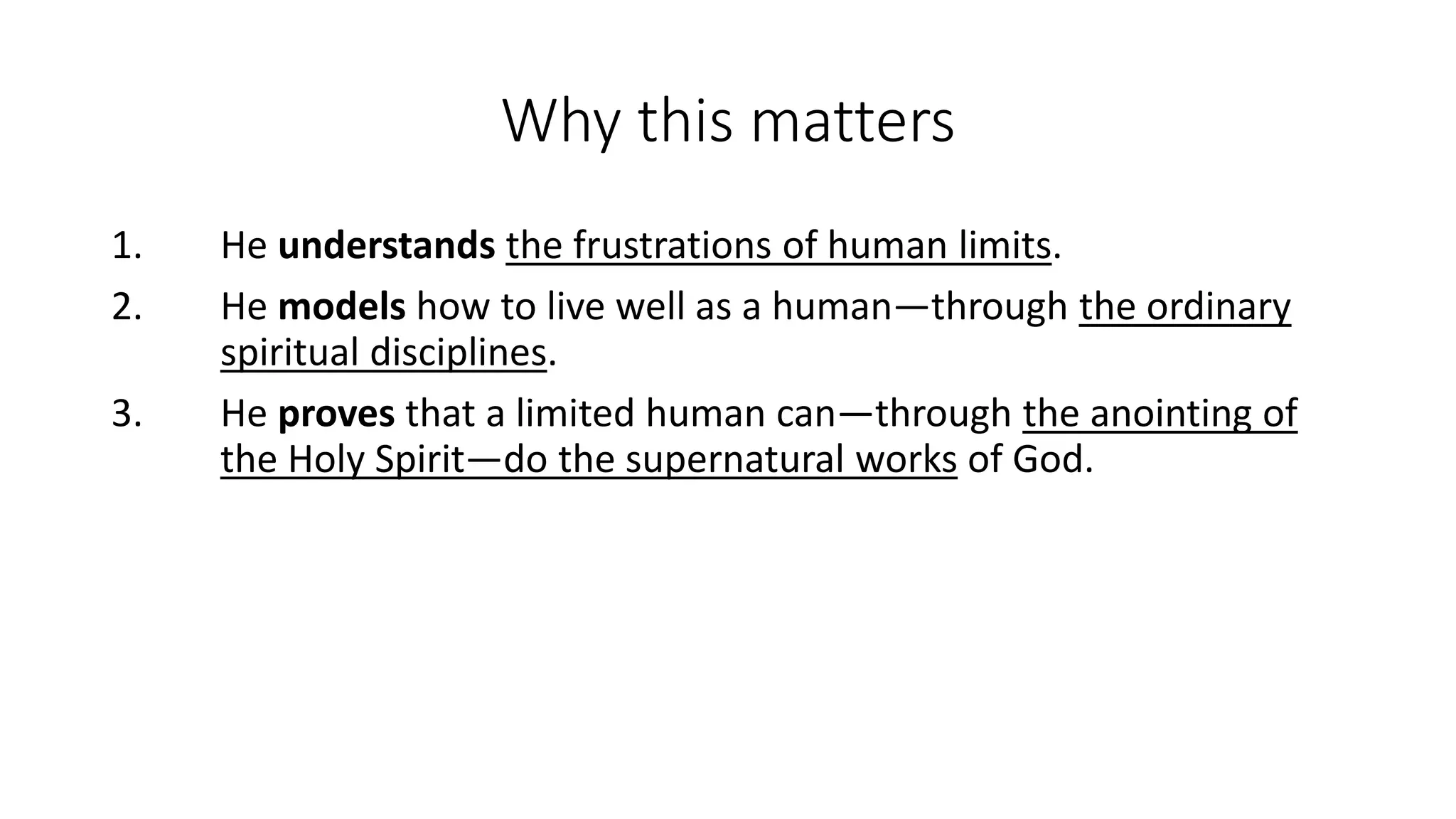 The Humanity of Jesus | PPTX