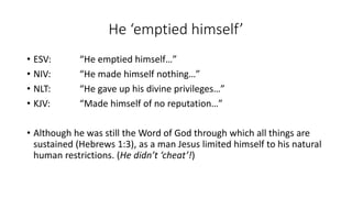 The Humanity of Jesus | PPTX