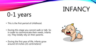 The human life cycle | PPTX