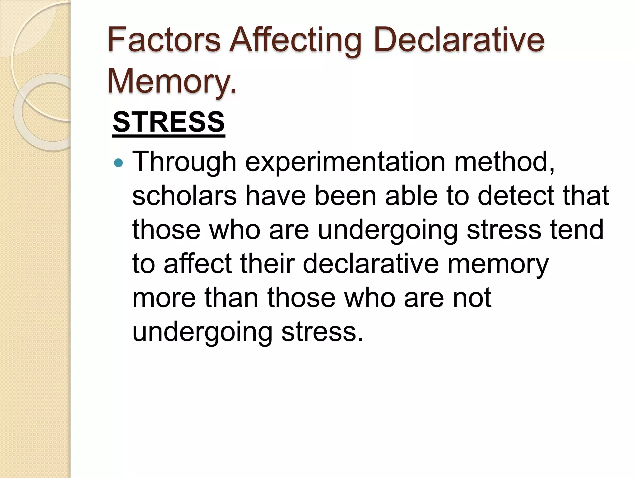 The human memory | PPTX