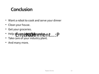 The humanoid robots | PPT