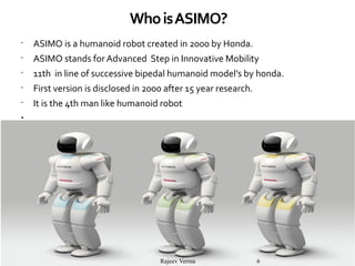 The humanoid robots | PPT