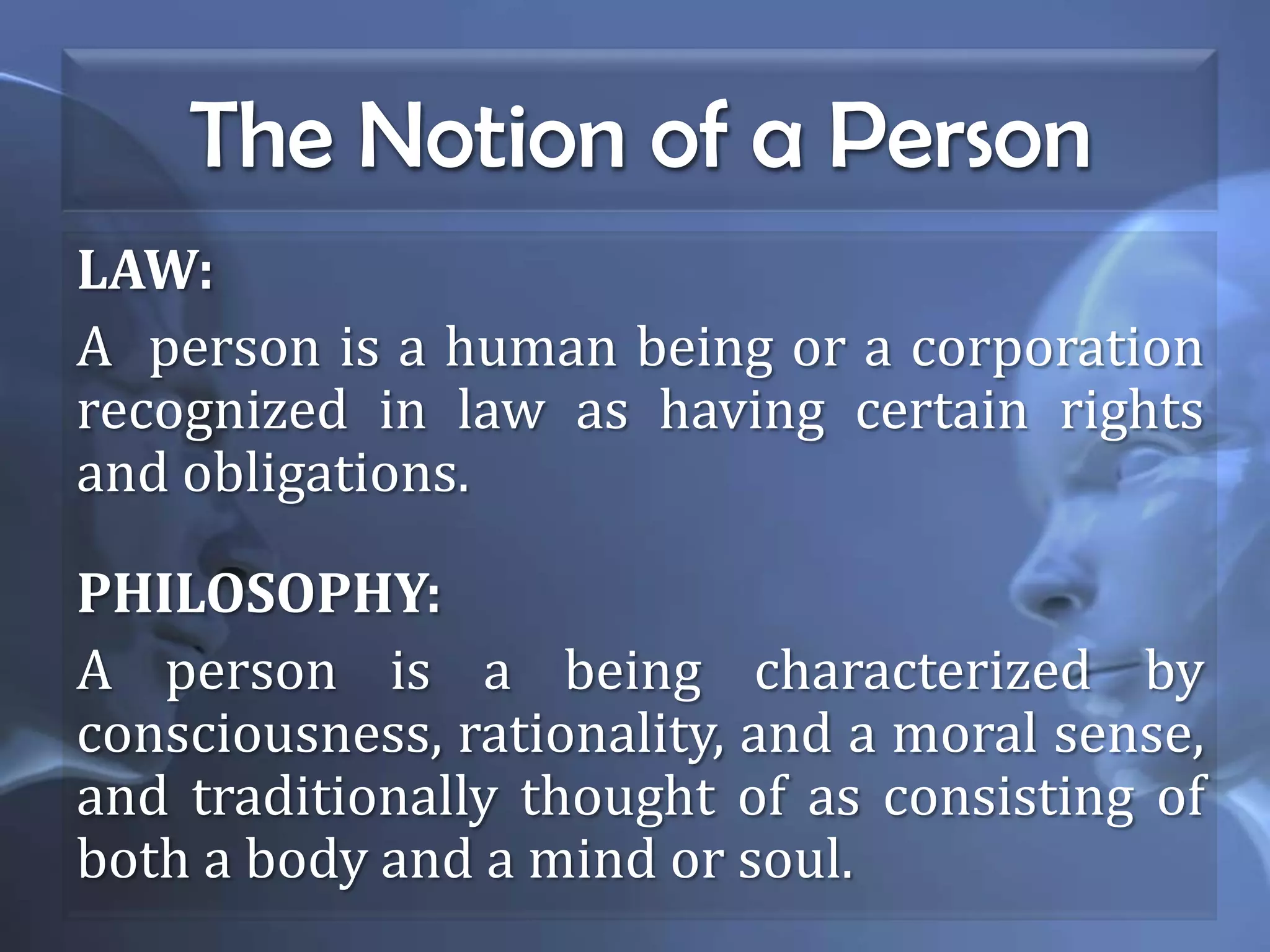 The Human Person | PPTX