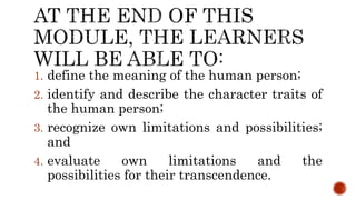 THE HUMAN PERSON AND EMBODIED SPIRIT.pptx