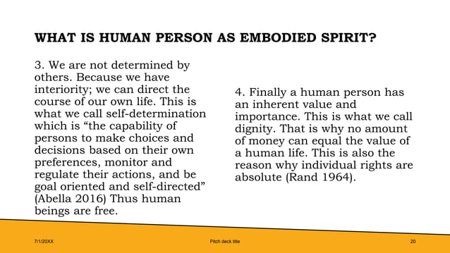 The human person as an embodied spirit.pptx | Religion & Spirituality