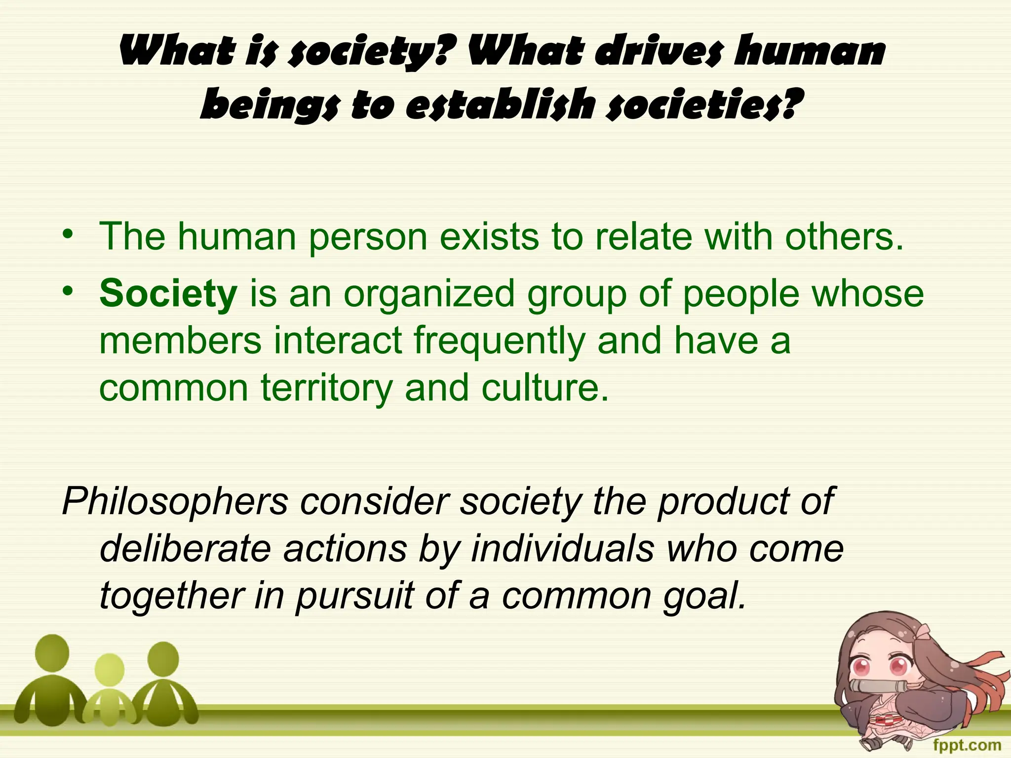 The Human Person in Society intro to philosophy | PPT