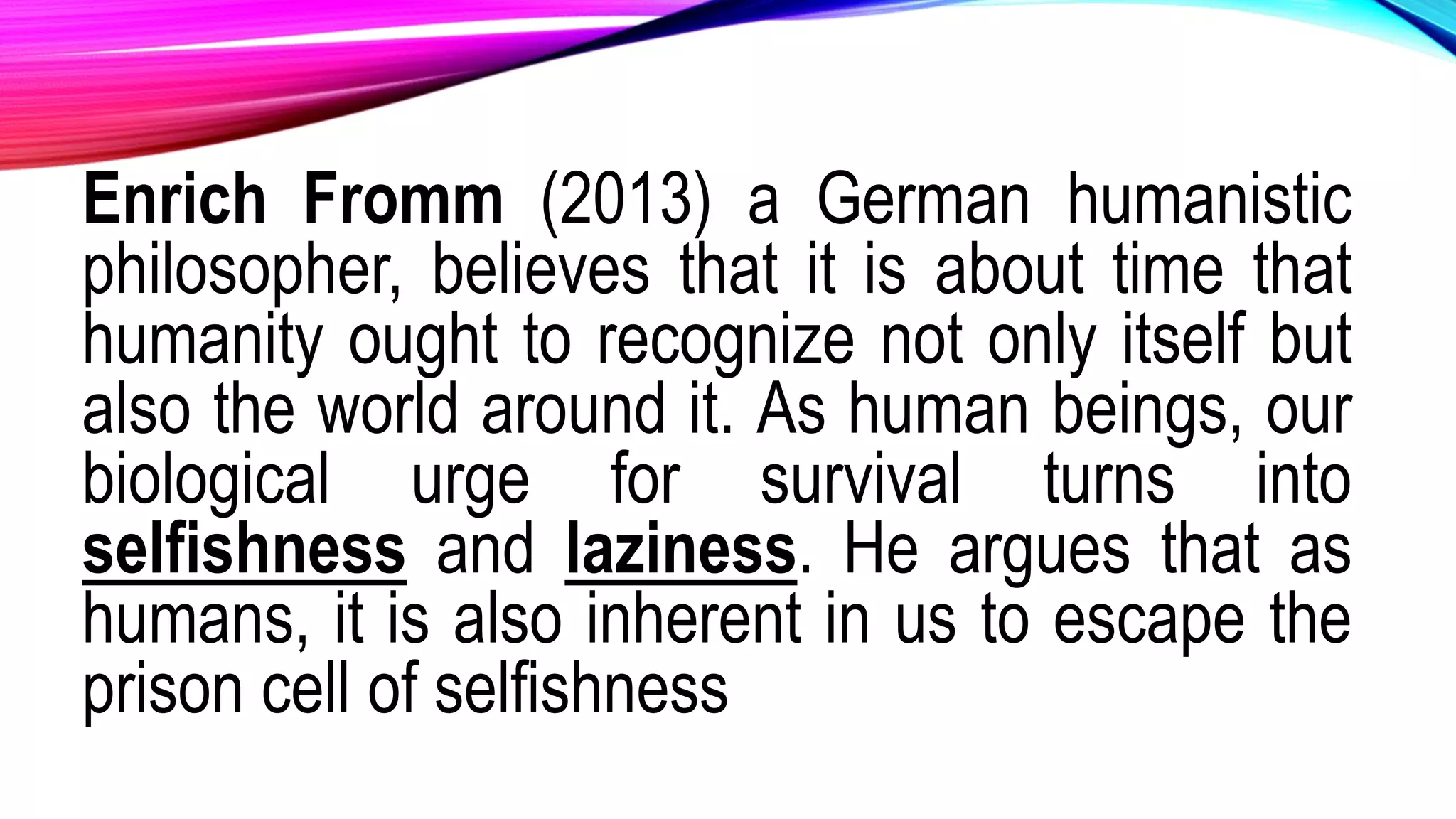 The human person in the environment | PPTX