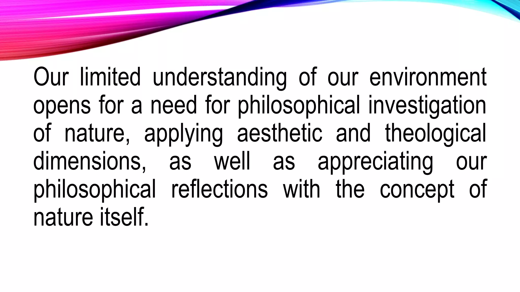 The human person in the environment | PPTX