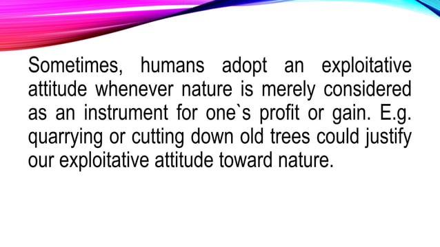 The human person in the environment | PPTX | Environment | Science