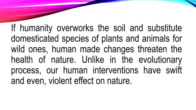 The human person in the environment | PPTX | Environment | Science