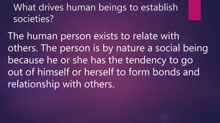 The Human Person in the Society II | PPTX