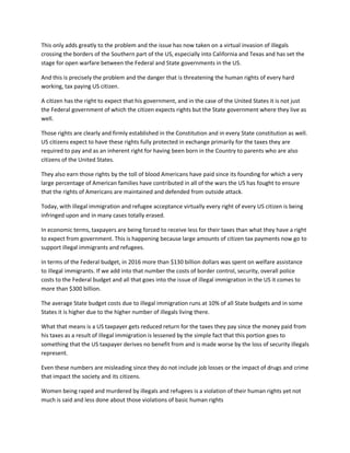 The human rights case against illegal immigration | PDF