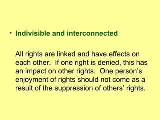 The Human Rights Framework | PPT