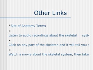 The human skeleton | PPT