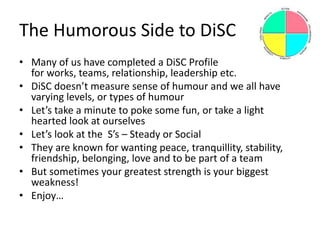 The humorous side of the s type | PPTX
