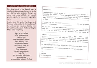 THE HUNGER GAMES: CATCHING FIRE - ACTIVITIES AND EXERCISES | PDF