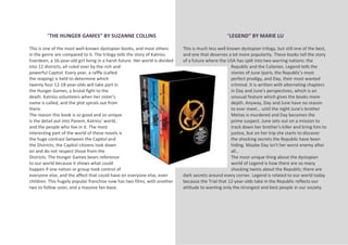 THE HUNGER GAMES: CATCHING FIRE - ACTIVITIES AND EXERCISES | PDF