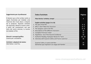 THE HUNGER GAMES: CATCHING FIRE - ACTIVITIES AND EXERCISES | PDF