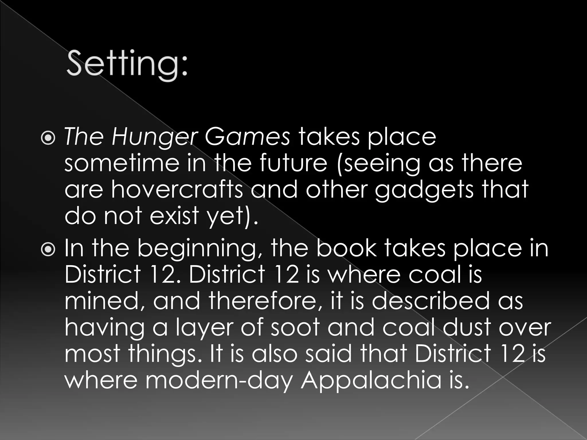 The hunger games book report | PPTX