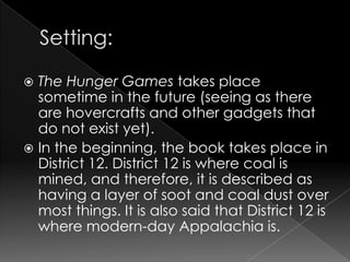 The hunger games book report | PPTX