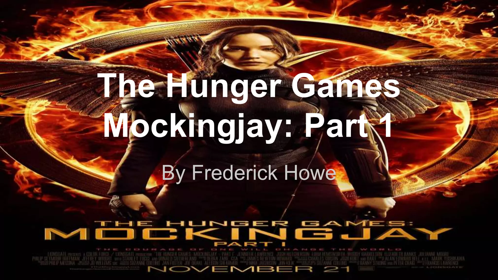 The Hunger Games Mockingjay: Part 1 - Distribution | PPT