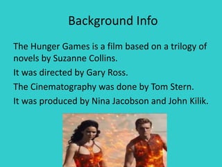 Film trailer analysis of the Hunger Games | PPTX