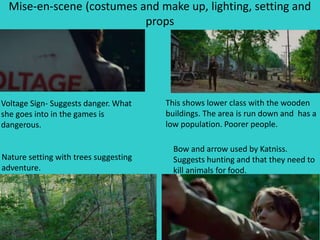 Film trailer analysis of the Hunger Games | PPTX