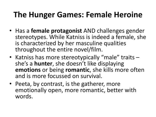 A2 Case Study - The Hunger Games - Genre, Narrative, Representation ...
