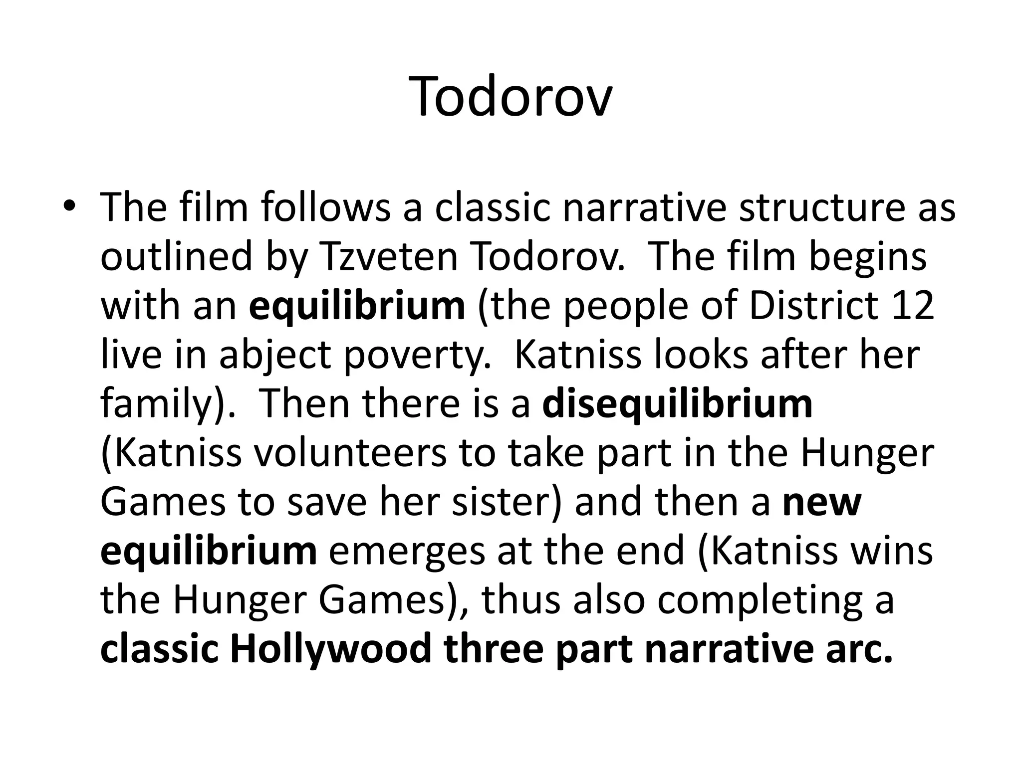 A2 Media The Hunger Games Genre Narrative and Representation | PPTX