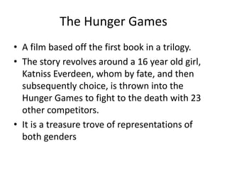 A2 Media The Hunger Games Genre Narrative and Representation | PPTX