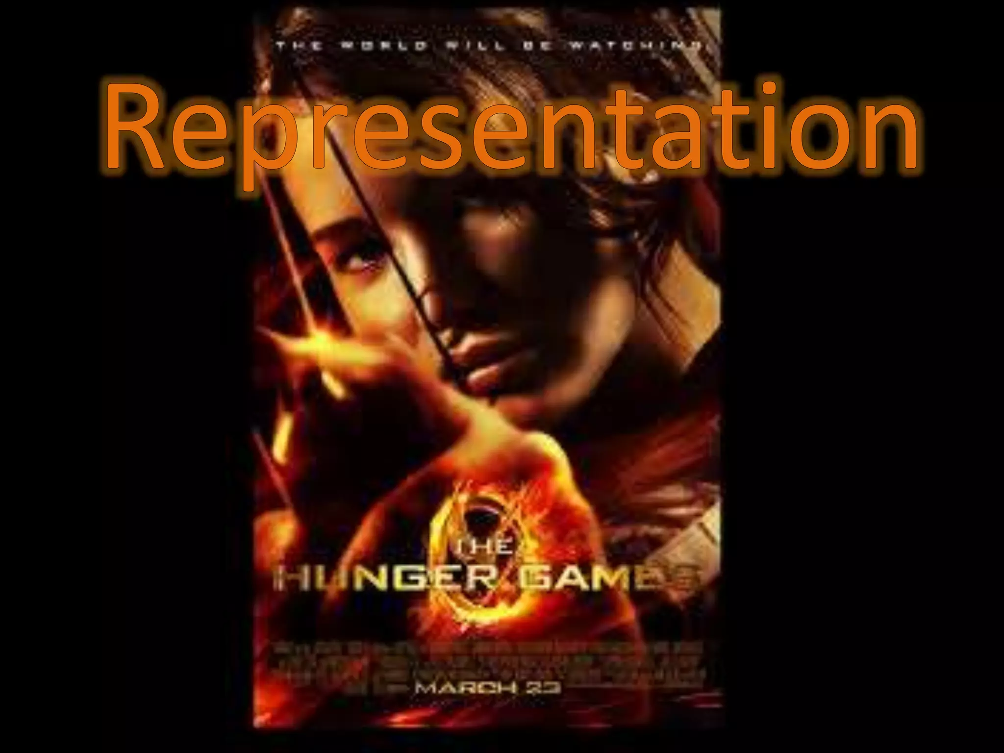 A2 Media Case Study - The Hunger Games (Representation) | PPT