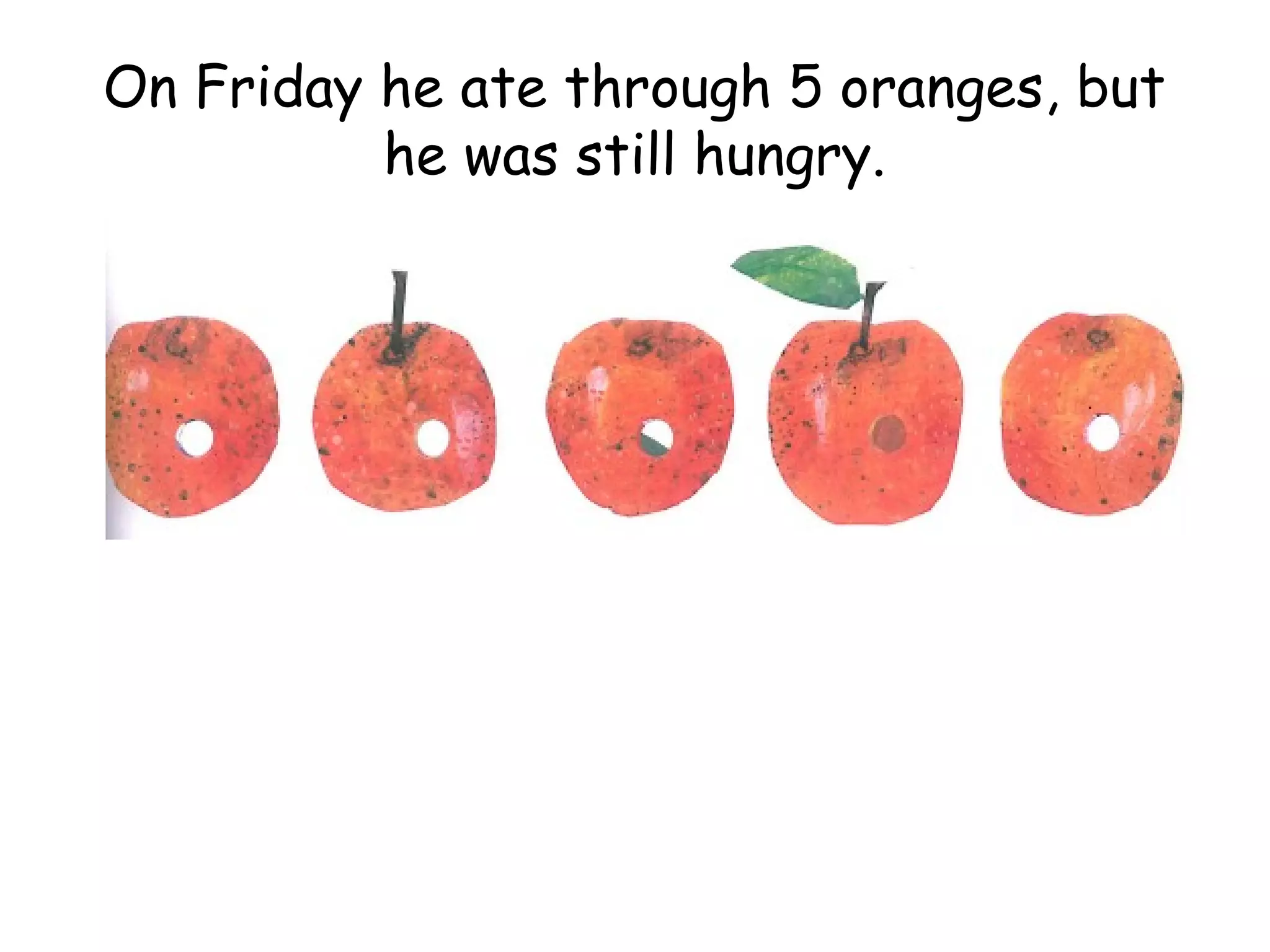 The hungry caterpillar | PPT
