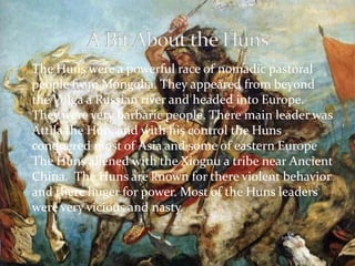 The huns by: Sam and Nathan | PPT