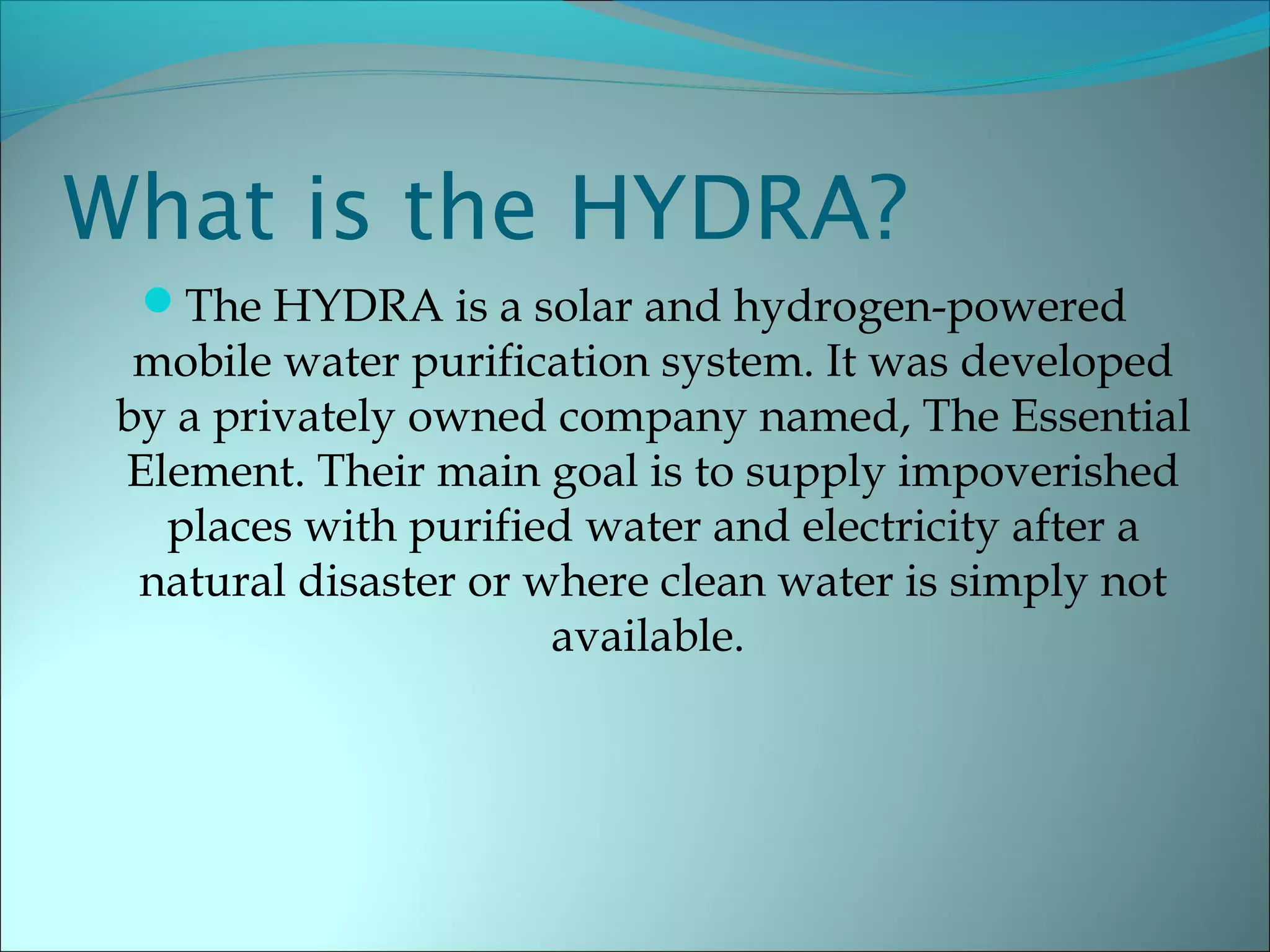 The hydra | PPT