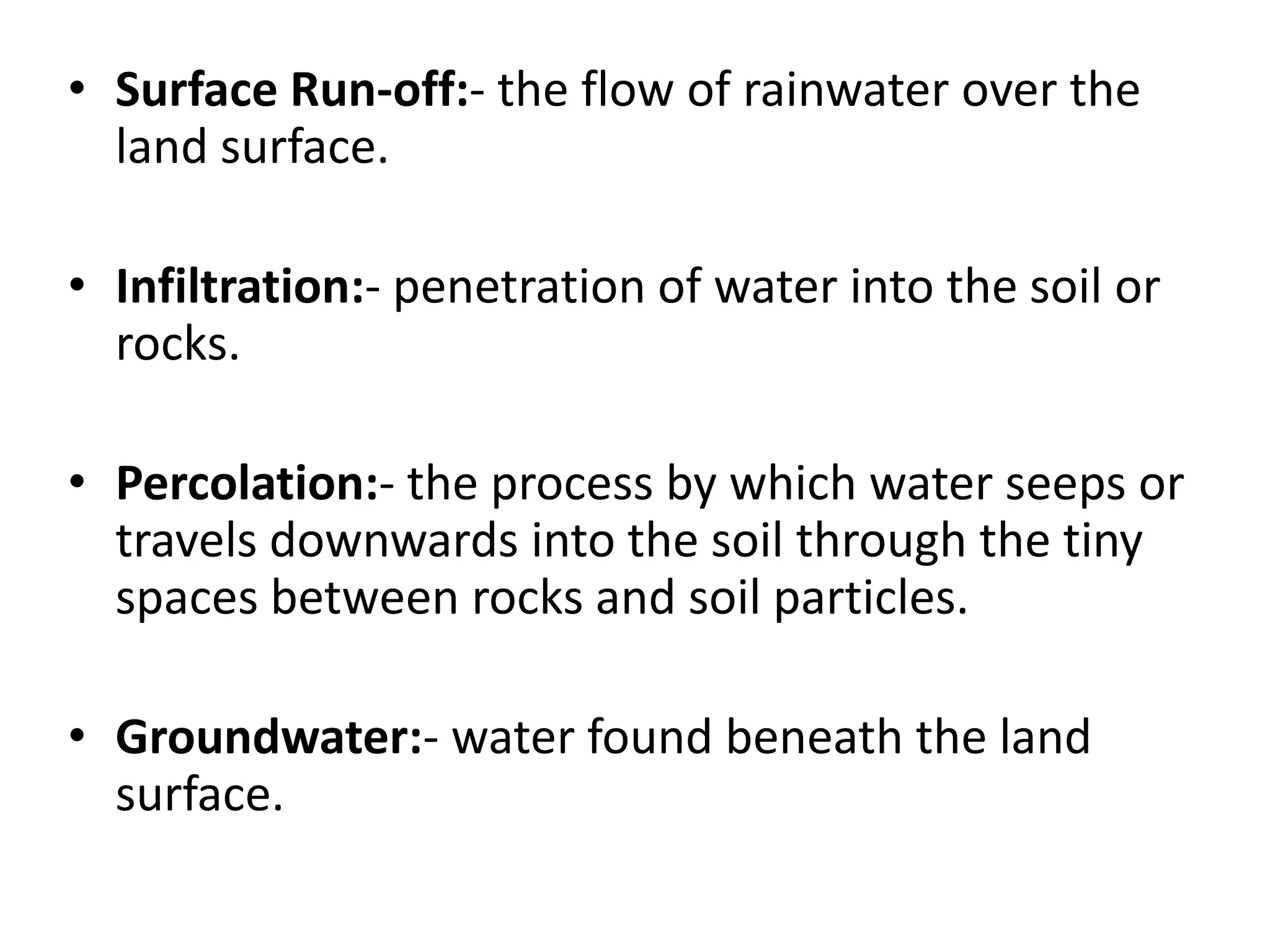 The hydrological cycle | PPTX