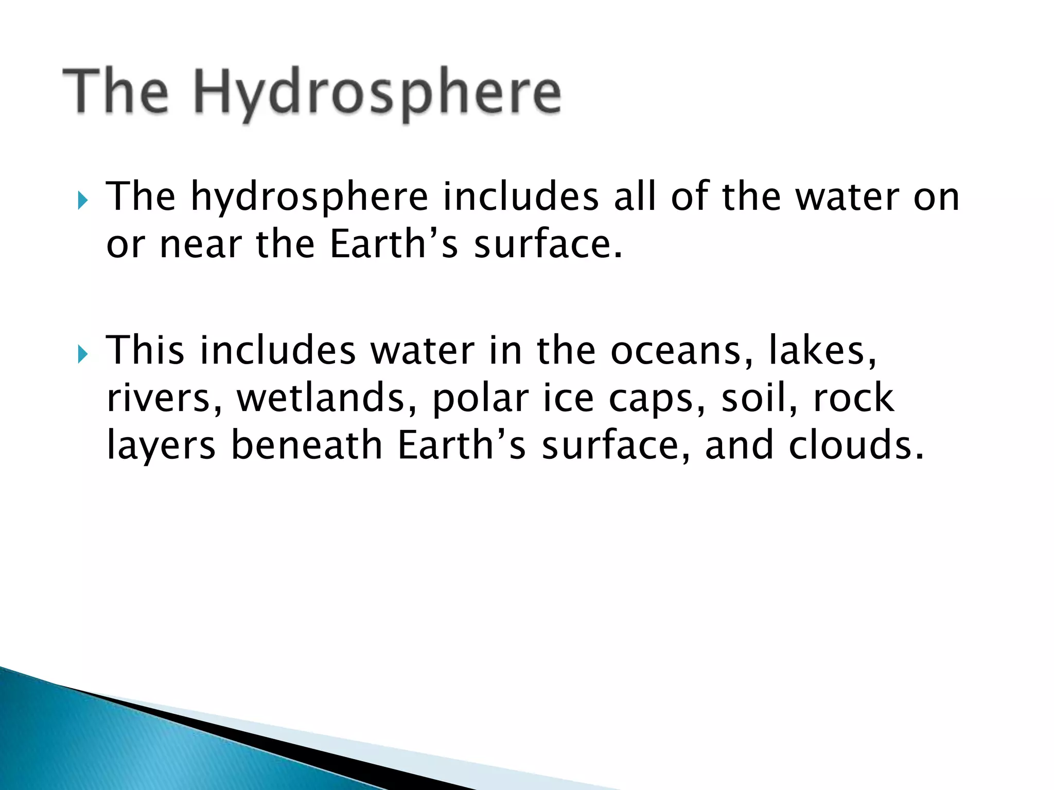 The Hydrosphere And Biosphere | PPTX