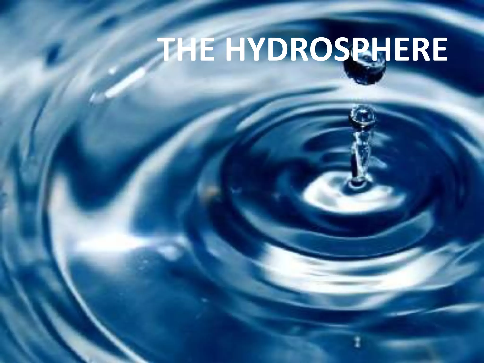 The hydrospher eb | PPTX